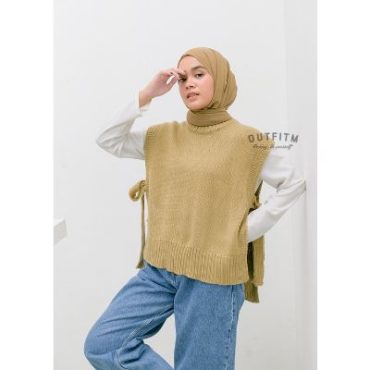 14 Rekomendasi Style Rompi Rajut Wanita Hijab (Terbaru 2025) - CekList.ID