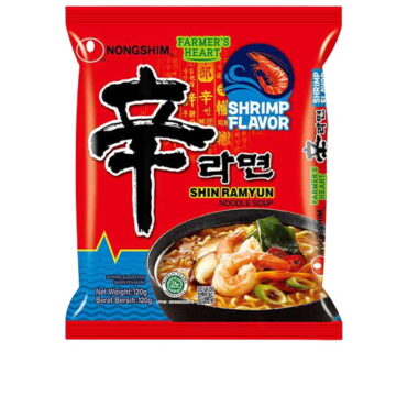Harga Nong Shim Instant Noodle Shin Ramyun Shrimp 120g - CekList.ID