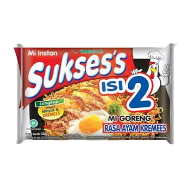 Harga Sukses's Mie Goreng Isi 2 Ayam Kremes 133g - CekList.ID
