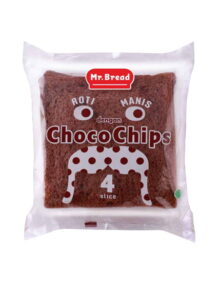 Harga Mr.Bread Roti Tawar 4'S Choco Chips - CekList.ID