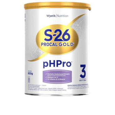 Harga S-26 Procal Gold Phpro Susu Bubuk Pertumbuhan 3 1-3 Tahun 800G - CekList.ID