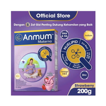 Harga Anmum Susu Bubuk Ibu Hamil Materna Strawberry White Cokelat 200g ...