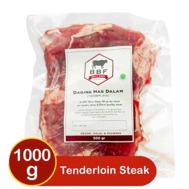 Harga BBF Meat Daging Sapi Tenderloin Steak 1000G - CekList.ID