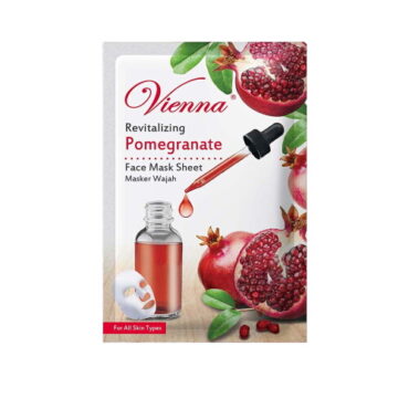 Harga Vienna Face Mask Sheet Revitalizing Pomegranate - CekList.ID