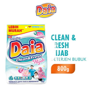 Harga Daia Detergent Bubuk Hijab Clean & Fresh 800g - CekList.ID