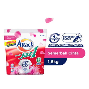 Harga Kao Attack Detergent Powder Jaz 1 Semerbak Cinta 1.6Kg - CekList.ID