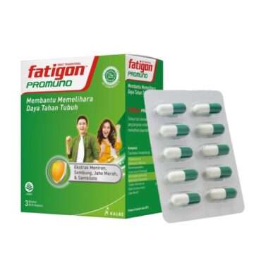 Harga Fatigon Promuno Box (3 Blister @10 Kapsul) - CekList.ID