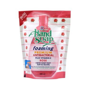 Harga Yuri Hand Soap Pouch Rose Foaming 375ml - CekList.ID